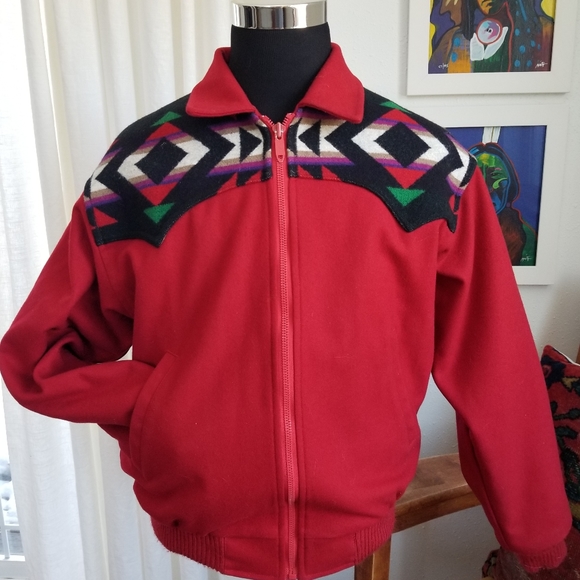 Pendleton | Jackets & Coats | Pendleton Vintage Wool Aztec Western Coat ...